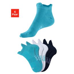 Bench. Herren Sneakersocken, Gr. 35, bunt, Baumwollmischung, unifarben, Socken, mit feiner Mesh Konstruktion und Mittelfu&szlig;gummi