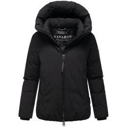 Navahoo Damen Winterjacke "Bl&uuml;tenlicht 14", schwarz, Gr. XL, Obermaterial: 100% Polyester. Innenfutter: 100% Polyester. Wattierung: 100% Polyester.