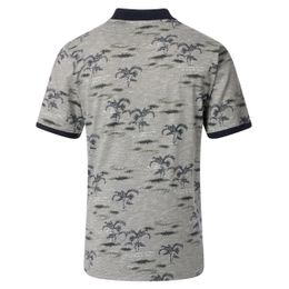 Casamoda Herren Poloshirt "Casamoda Polo-Shirt Print", gr&uuml;n, Gr. L, 100% Baumwolle, Shirts