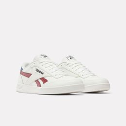Sneaker Reebok CLASSIC "REEBOK COURT ADVANCE", Herren, Gr. 39, rot (chalk, chalk, retrorot), Synthetik, Schuhe Sneaker