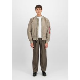 Herren Bomberjacke "MA-1 TT Light", beige, Gr. S, Alpha Industries, Shell: 100% Nylon. Lining: 100% Nylon, Jacken
