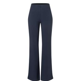 MAC Damen Jeggings "Flare", blau, Gr. 42, unifarben, Jersey, Obermaterial: 63% Viskose, 33% Polyamid, 4% Elasthan, Hosen, mit Gummibund und