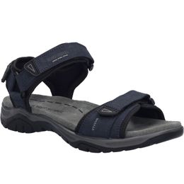 Josef Seibel Herren Sandale "Arlo 01, indigo", Gr. 46indigo, Obermaterial: 100% Rindsleder Leather cow., Schuhe