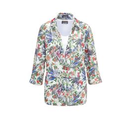 GOLDNER Damen Klassische Bluse "Attraktives Set aus Spitzenbluse und Jerseytop", bunt, Gr. 42, Obermaterial: 88% Polyamid PA. 12% Elasthan EL., Blusen