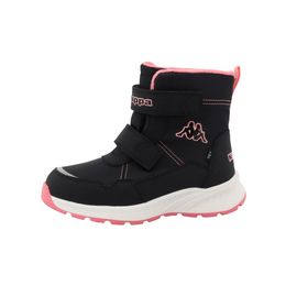 Kappa M&auml;dchen Winterboots "Ruth", Gr. 27, schwarz, Synthetik, Schuhe, Winterschuhe, Winterstiefel, Snowboots, gef&uuml;ttert, wasserdicht