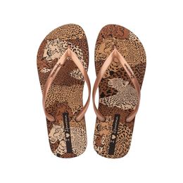 Ipanema Zehentrenner "Ipanema ANIMAL PRINT VI FEM", Gr. 38, braun, Synthetik, Schuhe