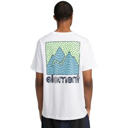 Element Damen T-Shirt "Joint Texture", wei&szlig;, Gr. XL, Obermaterial: 100% Walkfrottier;, Shirts