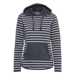 oxmo Damen Kapuzenpullover "Hoodie OXCarina", blau, Gr. S, Obermaterial: 65% Polyester PES. 35% Baumwolle CO., Sweatshirts