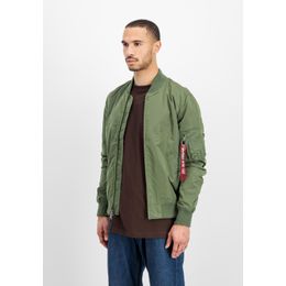 Herren Bomberjacke "MA-1 TT Light", gr&uuml;n, Gr. L, Alpha Industries, Shell: 100% Nylon. Lining: 100% Nylon, Jacken