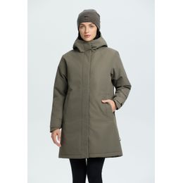 Rukka Damen Outdoorjacke "Rukka Mantel Viimola", gr&uuml;n, Gr. 44, 100% Polyester, Jacken