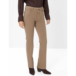 Brax Damen 5-Pocket-Jeans "Style MARY", beige, Gr. 80, Denim/Jeans, 93% Baumwolle, 5% Elastomultiester, 2% Elasthan, Jeans