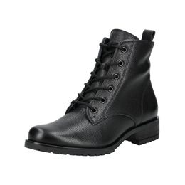 Paul Green Damen Schn&uuml;rstiefelette "Paul Green Stiefelette Glattleder", Gr. 40, schwarz, Glattleder, Schuhe