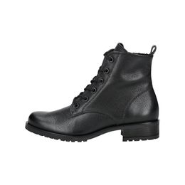 Paul Green Damen Schn&uuml;rstiefelette "Paul Green Stiefelette Glattleder", Gr. 39, schwarz, Glattleder, Schuhe