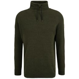 Blend Herren Strickfleece-Pullover "Strickpullover BHComulco", gr&uuml;n, Gr. S, Obermaterial: 100% Baumwolle CO., Pullover