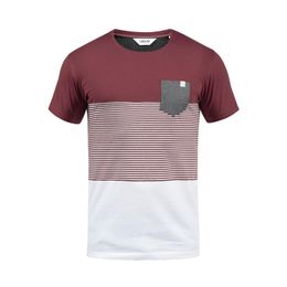 !Solid SOLID Herren Rundhalsshirt "Rundhalsshirt SDMalte", rot, Gr. XL, Obermaterial: 100% Baumwolle CO., Shirts