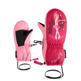 Ziener Kinder F&auml;ustlinge "LEPRINT-Z AS glove mini", rosa, Gr. 1,5, Obermaterial: 100% Polyester; Innenseite: 100% Polyester; Futter: 100% Polyester;