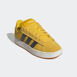 Herren Sneaker "GRAND COURT ALPHA", adidas Sportswear, Gr. 45, gelb, Leder, Synthetik, Schuhe, Design inspiriert vom adidas Campus 00