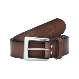 Jan Vanderstorm Herren Lederg&uuml;rtel "Lederg&uuml;rtel BJELLE", braun, Gr. 135, Obermaterial: 100% Rindsleder Leather cow., G&uuml;rtel