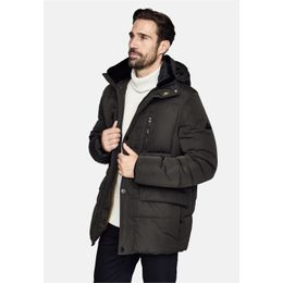 NEW CANADIAN Herren Outdoorjacke "dry iQ-Funktionsjacke", gr&uuml;n, Gr. 52, unifarben, 100% Polyester, Jacken, mit abnehmbarem Fellkragen