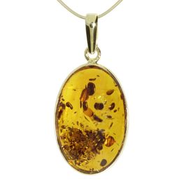 OSTSEE-SCHMUCK Damen Kette mit Anh&auml;nger "OSTSEE-SCHMUCK Kette mit Anh&auml;nger Classic 24x16", 45cm, Gelbgold 333, L: 45, gold, Gelbgold 333, Halsketten