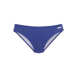 ELBSAND Damen Bikini-Hose "Letra", blau, Gr. 36, unifarben, Recycling-Polyamid, Badehosen, in klassischen Farben