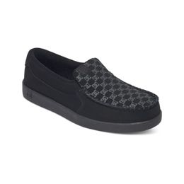 DC Shoes Herren Slip-On Sneaker "Villain", Gr. 6,5, schwarz, Obermaterial: Leder / Futter: Textil / Au&szlig;ensohle: Gummi, Schuhe