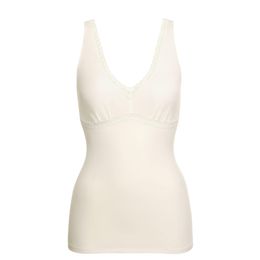 LISCA Damen Achseltop "Damen Achseltop Ines", Gr. XXL, beige, Obermaterial: 95% Baumwolle CO. 5% Elasthan EL., Unterhemden