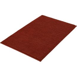 Badematte Kleine Wolke, H:15mm, braun, Baumwolle, Badematten, "Kansas", Badteppich, Uni Farben, reine Baumwolle, waschbar
