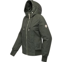 Ragwear Damen Outdoorjacke "Lumie YOUMODO", gr&uuml;n, Gr. L, Obermaterial: 65% Polyester, 35% Baumwolle. Innenfutter: 100% Polyester. Wattierung: 100%