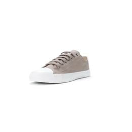 Ethletic Damen Sneaker "Trainer White Cap Lo Cut", Gr. 44, grau, Obermaterial: 100% Baumwolle; Sohle: 100% Naturkautschuk, Schuhe, Keine Angabe