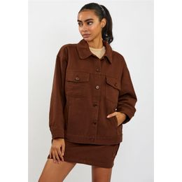 FRESHLIONS Damen Outdoorjacke "Jenna", braun, Gr. S, 100% Baumwolle, Jacken, im klassischen Design
