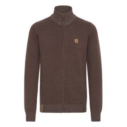 INDICODE Herren Strickjacke "Strickjacke IDAndy", braun, Gr. XL, Obermaterial: 75% Baumwolle CO (CMIA). 25% Polyacryl PAN., Strickjacken