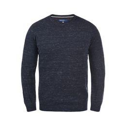 Blend Herren Strickfleece-Pullover "Strickpullover BHAdrian", blau, Gr. L, Obermaterial: 100% Baumwolle CO., Pullover