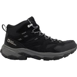 Jack Wolfskin Herren Wanderschuh "VOJO TOUR TEXAPORE MID M", Gr. 42, grau, Synthetik, Textil, Schuhe, Wasserdicht, Trekkingschuh