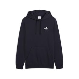 Puma Herren Hoodie "Essentials Small No. 1 Logo Hoodie Herren", blau, Gr. XXL, Obermaterial: 34% Polyester, 66% Baumwolle; Kapuzenfutter: 100%