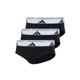 Herren Slip "Slip 3er Pack", adidas originals, Gr. L, schwarz, Obermaterial: 95% Baumwolle CO. 5% Elasthan EL., Unterhosen