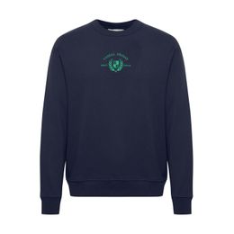 Casual Friday Herren Longpullover "Sweatshirt CFSage", blau, Gr. L, Obermaterial: 100% Baumwolle CO., Sweatshirts