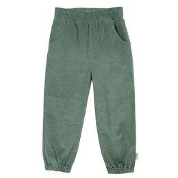 MaxiMo Jungen Cordhose, gr&uuml;n, Gr. 110, unifarben, Cord, Obermaterial: 97% Baumwolle, 3% Elasthan, Hosen, Stretch-Cord, Gummizug am Bund und