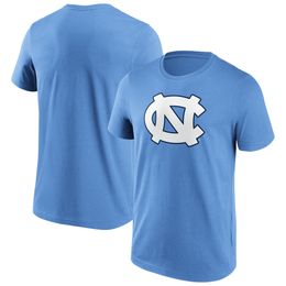 T-Shirt Fanatics "Fanatics Shirt North Carolina Tar Heels Irish Primary Logo", Damen, Gr. M, blau, 100% Baumwolle, Shirts T-Shirt