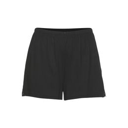 Lascana Damen Schlafshorts, Gr. 36, schwarz, Single Jersey, Obermaterial: 95% Viskose, 5% Elasthan. Spitze: 88% Polyamid, 12% Elasthan, unifarben,