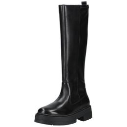 Geox Damen Stiefel "Geox Stiefel Leder/Synthetik", Gr. 37, schwarz, Leder, Synthetik, Schuhe
