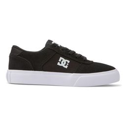 DC Shoes Damen Sneaker "Teknic", Gr. 12, schwarz-wei&szlig;, Obermaterial:OBERMATERIAL: LEDER (KUH) / FUTTER: TEXTIL / AUSSENSOHLE: GUMMI;, Schuhe