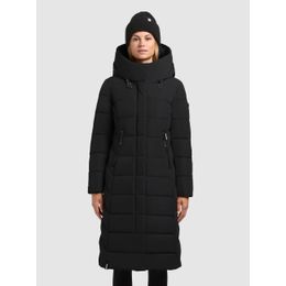 Khujo Damen Steppmantel "SENSY", schwarz, Gr. S, unifarben, Steppware, Obermaterial: 100% Polyester. Futter: 100% Nylon. Wattierung: 100% Polyester,