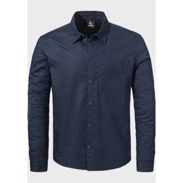 Schöffel SCHÖFFEL Damen Outdoorhemd "Urban Shirt Style Chanduy MNS", blau, Gr. 56, Oberstoff: 73% Baumwolle 27% Hanf, Hemden