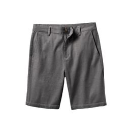 John Devin Herren Chinoshorts "regular-fit", grau, Gr. 34, unifarben, Web, Obermaterial: 98% Baumwolle, 2% Elasthan, Hosen, Oxford Shorts aus