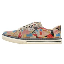 DOGO Damen Sneaker "Classic Schn&uuml;rsneaker Hi Fish Damen Sneaker", Gr. 39, bunt, Lederimitat, Schuhe, Handgefertigt