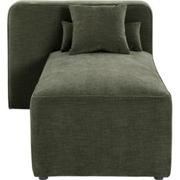 Ottomane Home Affaire "Sundstrup", gr&uuml;n, B:100cm H:76,5cm T:153cm, 100% Polyester, Sofas, Ottomane, Modulserie, individuelle Zusammenstellung