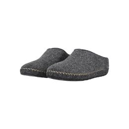 MOLS Herren Hausschuh "Sinaka", Gr. 41, grau, Synthetik, Schuhe, im schlichten Design