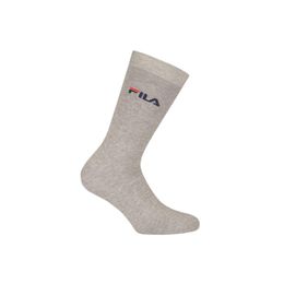 Fila Herren Kurzsocken "Socken 3er Pack", Gr. 39, grau, Obermaterial: 80% Baumwolle CO. 18% Polyester PES. 2% Elasthan EL., Socken
