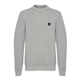 !Solid SOLID Herren Strickfleece-Pullover "Strickpullover SDValencia", grau, Gr. XXL, Obermaterial: 100% Baumwolle CO., Pullover